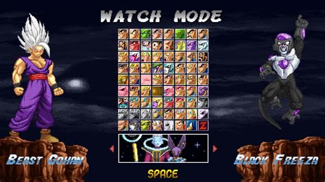 Hyper Dragon Ball Z Vision Mugen Gameplay Link YouTube