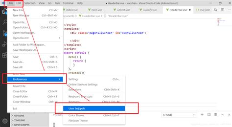 vscode如何快捷键一键生成vue模板 vue中template的快捷键 csdn博客