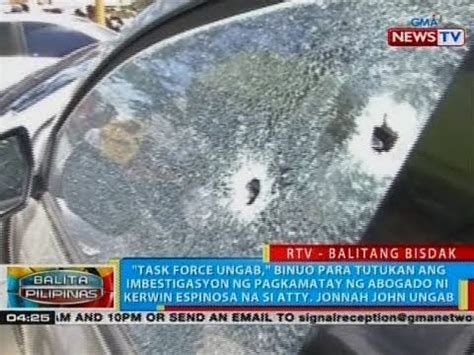 BP Task Force Ungab Binuo Para Tutukan Ang Imbestigasyon Ng