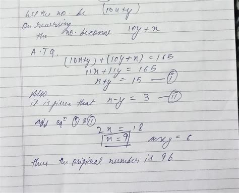 the sum of two digital number and the number obtained by reversing the order of the digit is 165