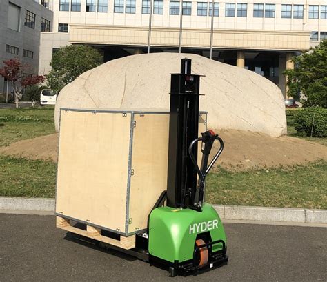 500kg 700kg 1000kg Capacity Lifter Loader Self Loading Pallet Stacker