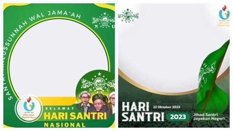 Link Dan Cara Pasang Twibbon Hari Santri Nasional 2023 Di Twibbonize