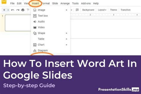 How To Insert Word Art In Google Slides Presentationskills Me