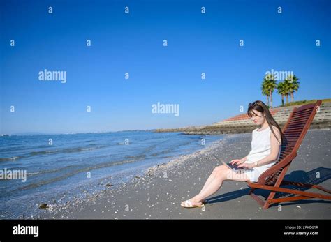 Women On Vacation Stock Photo Alamy