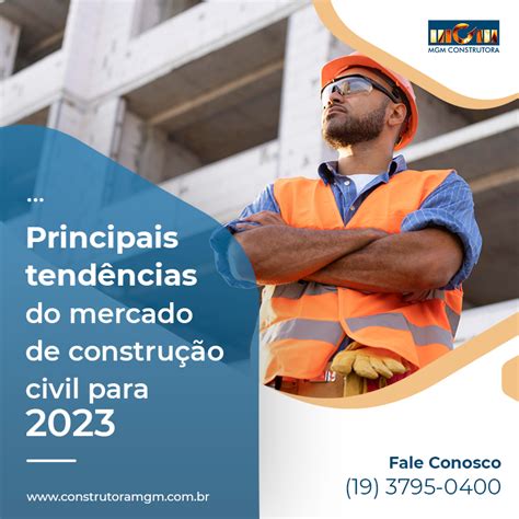 Principais tendências do mercado de construção civil para 2023