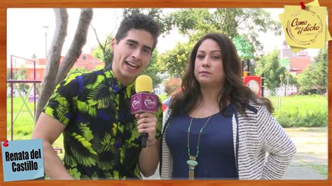 ENTREVISTA RENATA DEL CASTILLO COMO DICE EL DICHO YouTube