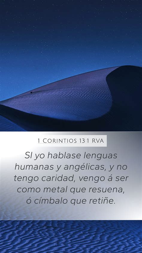 Corintios Rva Mobile Phone Wallpaper Si Yo Hablase Lenguas