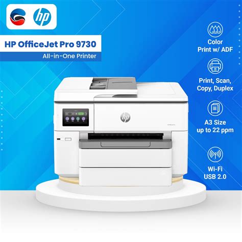 Jual HP Printer OfficeJet Pro 9730 Wide Format All In One Printer A3