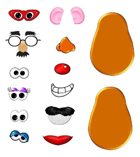 Printable Mr Potato Head Pieces Printable Word Searches