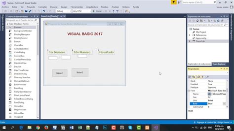 Suma Resta Multiplicacion En Visual Basic Youtube