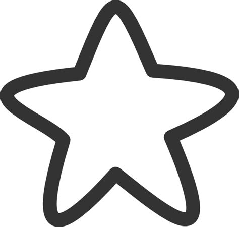 Star Clipart Black And White