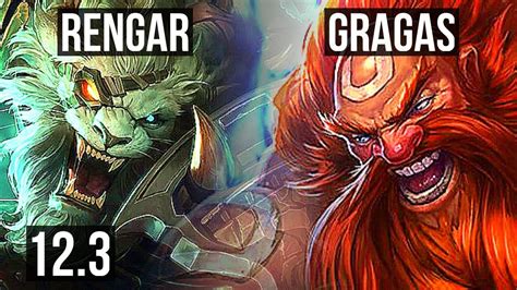 RENGAR Vs GRAGAS TOP Rank 2 Rengar 3 4M Mastery 900 Games