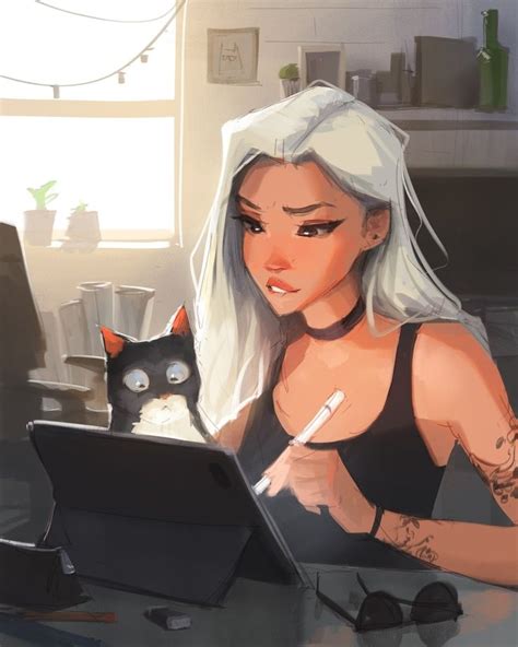 Kara Bruce An Art Print By Sam Yang Digital Art Girl Girls