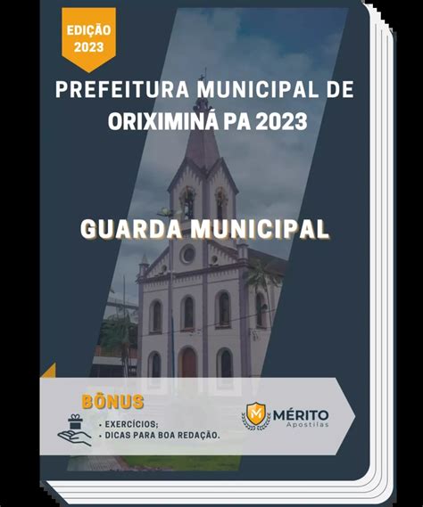 Apostila Guarda Municipal Prefeitura De Oriximin Pa