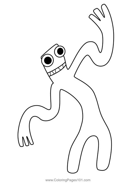 Rainbow Friends Roblox Coloring Pages Free Printable Themeloader