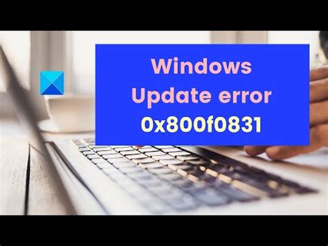 Fix Windows Update Error X F Youtube