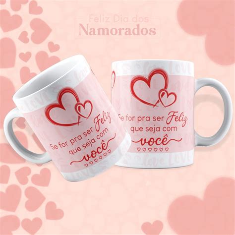 Artes Canecas Dia Dos Namorados 2023 Editável Em Corel Draw DMK Studio