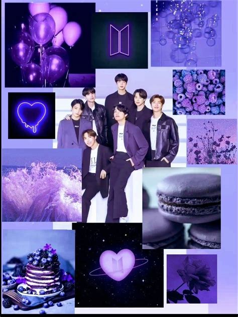 Bts Aesthetic Wallpaper Laptop Purple Preppy IMAGESEE