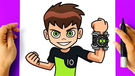 Como DESENHAR O BEN 10 Como DIBUJAR A BEN 10 How To DRAW BEN