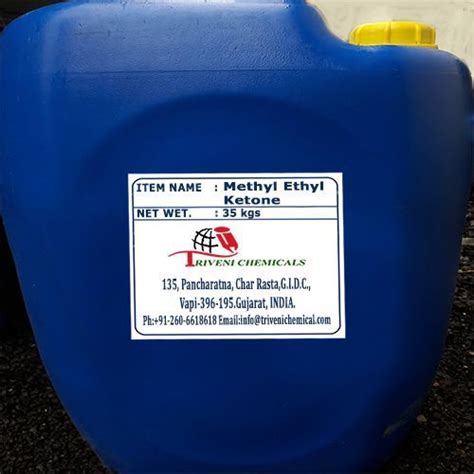 Methyl Ethyl Ketone MEK 98 35 Kg Drum For Industrial Use At Best
