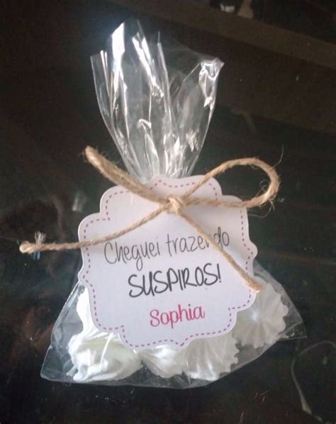 Lembrancinha Suspiro 60 Ideias Criativas Suspiro