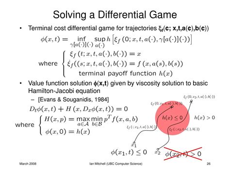 ppt hamilton jacobi equations for optimal control and reachability powerpoint presentation