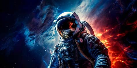 Premium AI Image Capture The Aweinspiring Spirit Of Astronauts And