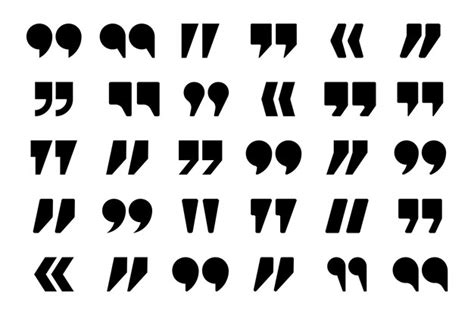Premium Vector Quotation Marks Vector Collection Quotes Icon Speech
