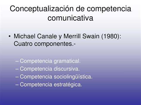 PPT Desarrollo De La Competencia Comunicativa PowerPoint Presentation