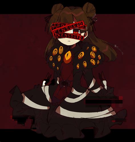 Safebooru 1girl Black Coat Black Pants Black Ribbon Black Shirt Brown Hair Censored Lobotomy