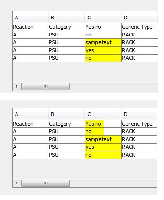 Java Color Only Specific Cells In Jtable Stack Overflow