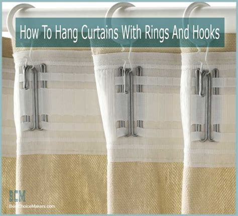 How To Hang Heavy Curtains With Rings At Adolph Sheryl Blog