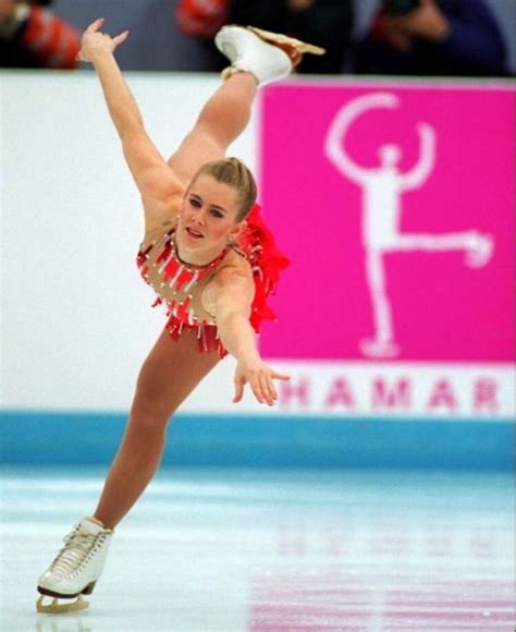 Tonya Harding Performing Her Technical Program During The XVll Winter