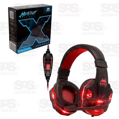 Fone Headset Gamer Super Bass HD Knup KP 397