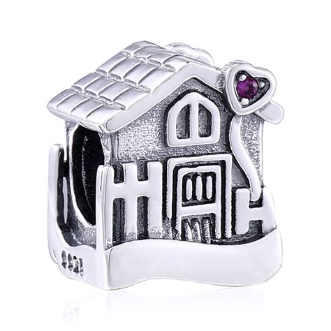 Zawieszka SREBRO 925 Charms Koralik Do PANDORA Domek Sfera Damska