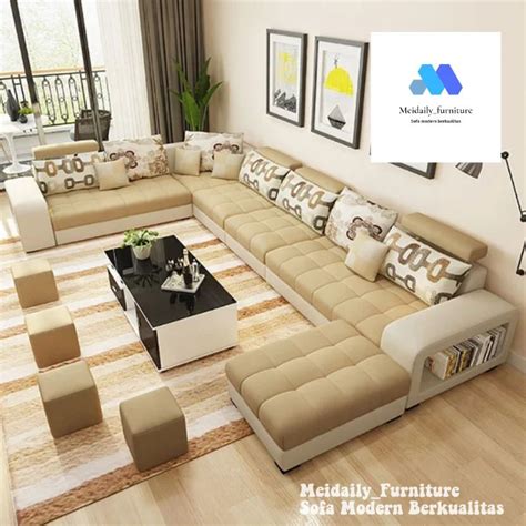 Jual Sofa Minimalis Sofa Ruang Tamu Minimalis Letter U Modern Furniture