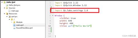 Qml Settings Qml Settings Csdn
