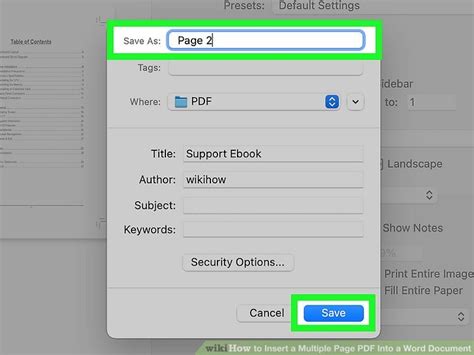 Simple Ways To Insert A Multiple Page Pdf Into A Word Document