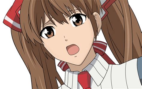 Brown Haired Female Anime Character HD Wallpaper Wallpaper Flare