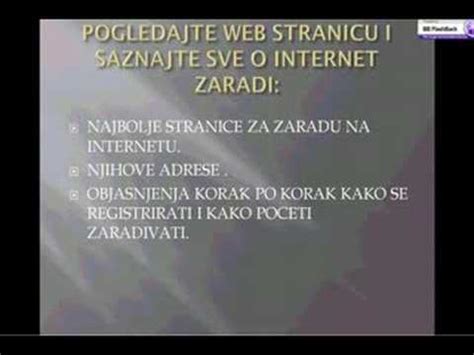 Kako Zaraditi Novac Na Internetu Za Racunalom Youtube