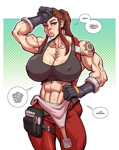 Уф Overwatch Ero эротика овервотч голые персонажи 18 Brigitte