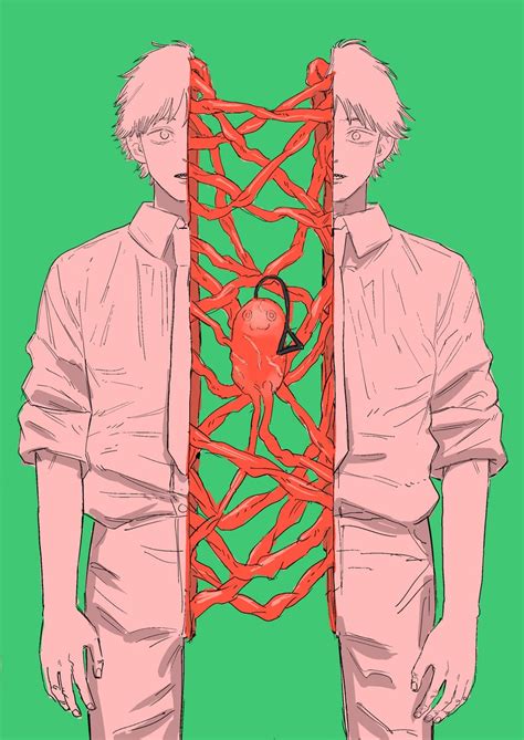 Denji And Pochita Chainsaw Man Drawn By Arupatinotino Danbooru