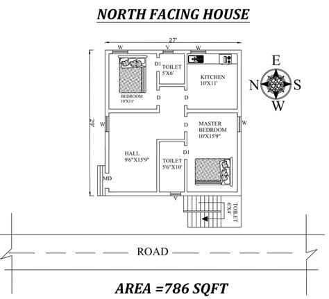 North Facing House Plans With Vastu Arch Articulate