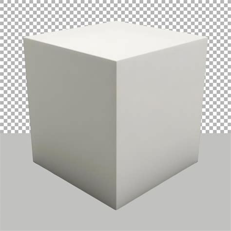 Premium PSD Blank Box On Transparent Background Ai Generated