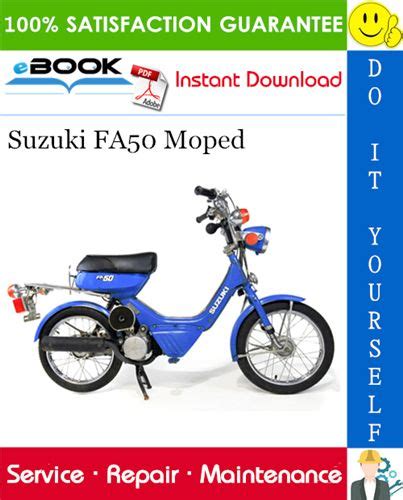 Suzuki Fa Moped Scooter Service Repair Manual Repair Manuals