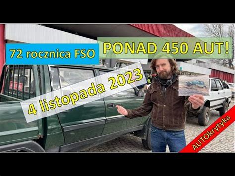 72 rocznica FSO na Żeraniu przyjechało ponad 450 aut Polonez Fiat 125P