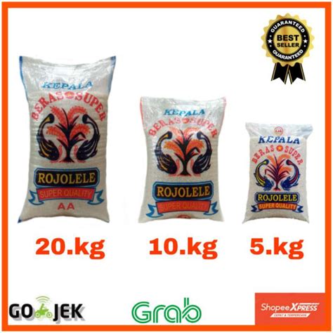 Jual Beras Rojolele Super Quality Kg Kg Kg Kg Shopee