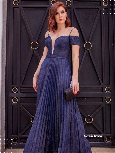 Modelo De Vestido De Madrinha Azul Royal Atelier Yuwa Ciao Jp