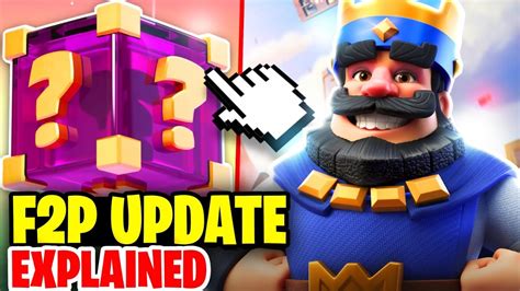 Clash Royale Is Getting Lucky Drops F P Update Youtube