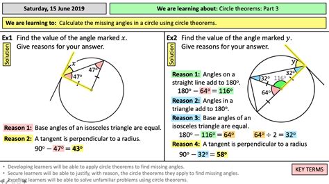 Circle Theorem Worksheet Tes